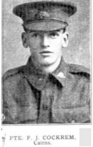 COCKREM, Frederick (Fredrick) John - Cairns Family History Website